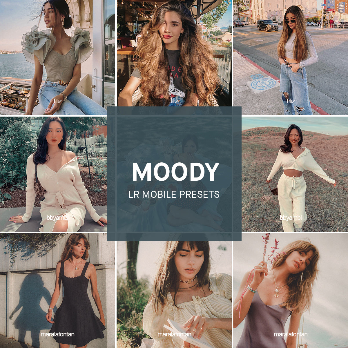 Moody Lightroom Presets - OOTD Presets